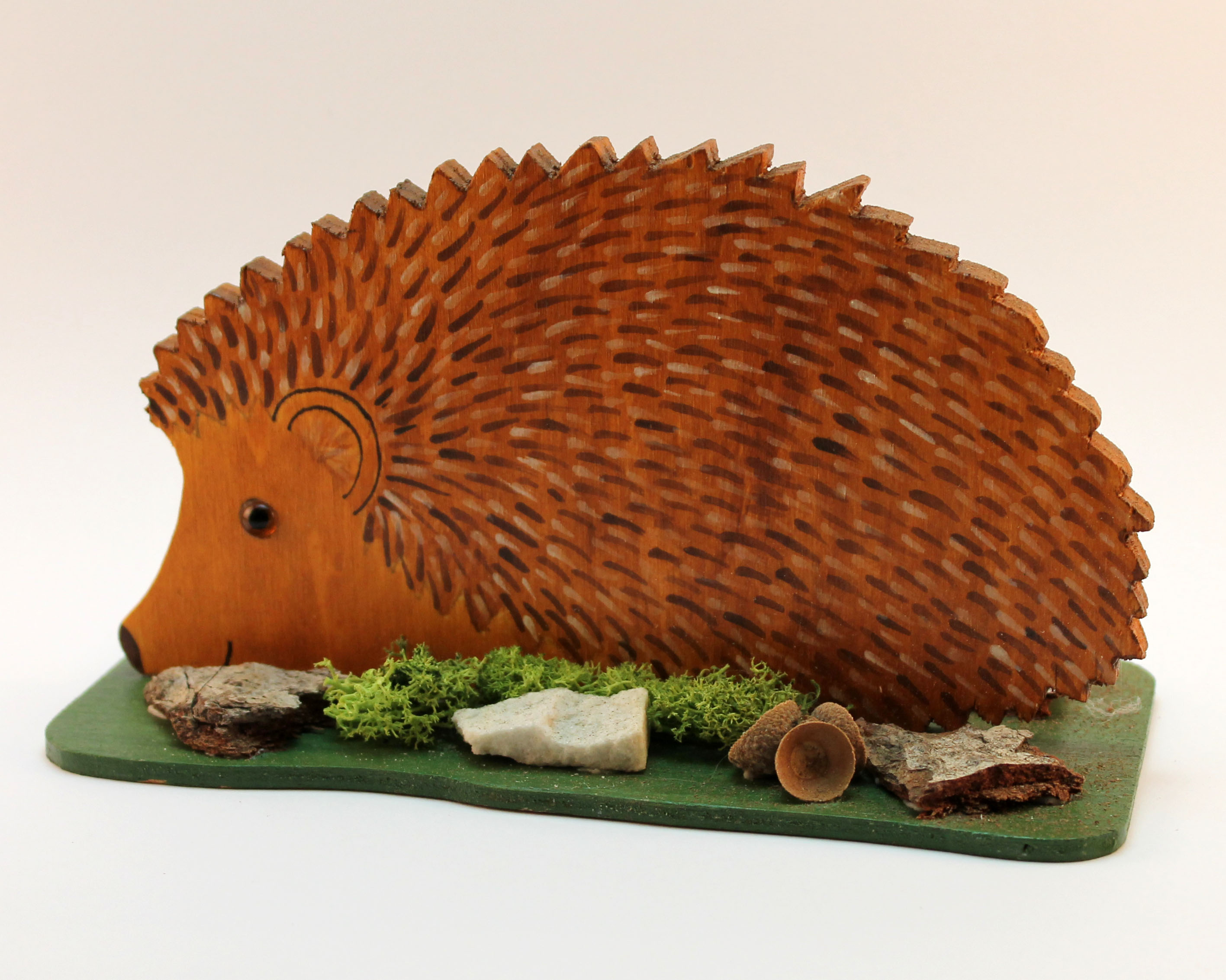 Fabelhafte Igel Aus Holz Basteln Bild